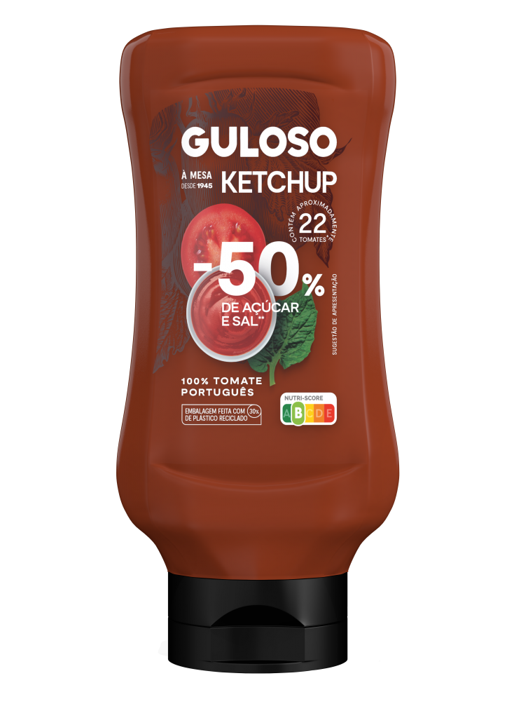 Ketchup Redução Açúcar e Sal 530g - Guloso
